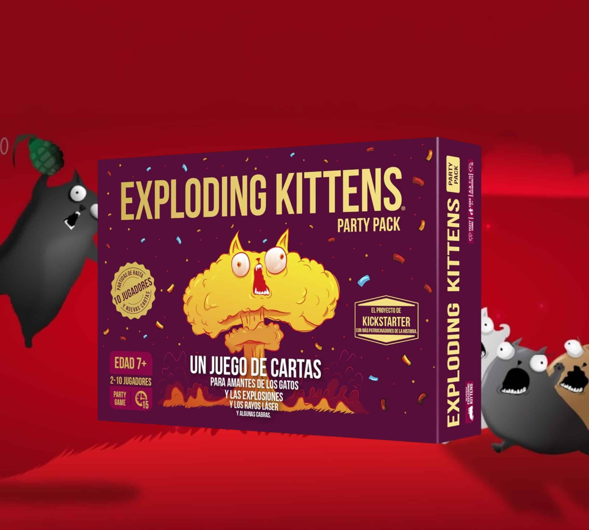 Exploding Kittens Paquete Fiesta – Español – Inevitable